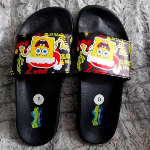 Nickelodeon | Shoes | Nwt Nickelodeon Spongebob Slides | Poshmark